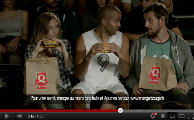 Découvrez la pub vidéo de Tony Parker et Quick : Tony Burgers ...